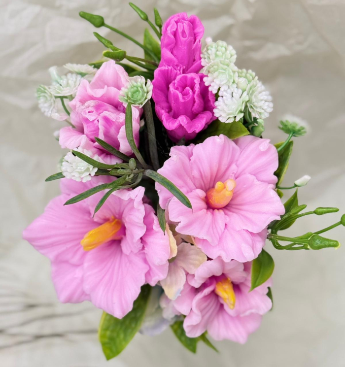 Ziepju ziedu pušķis